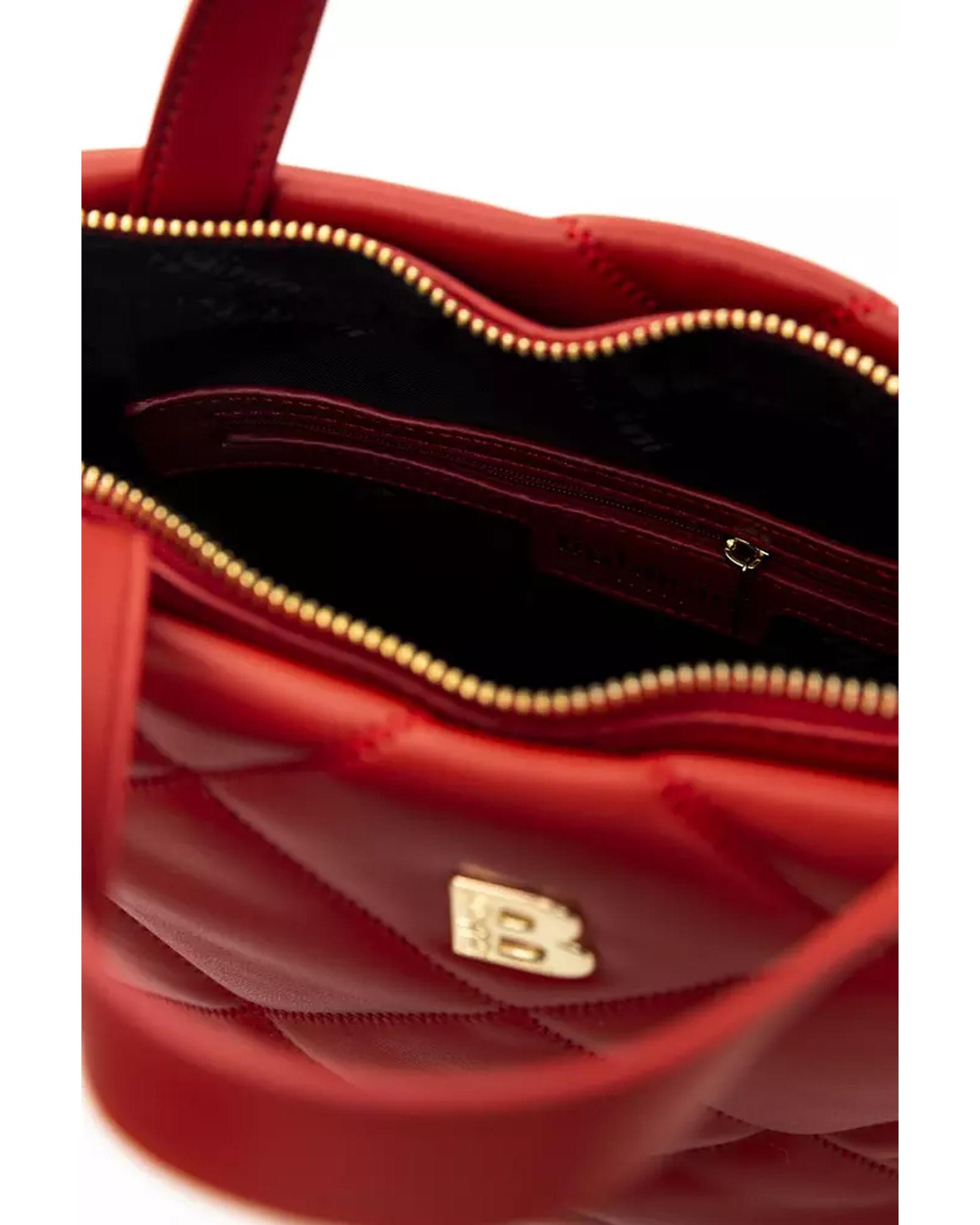 Leather Shoulder Bag With Zip Closure and Internal Compartments One ...