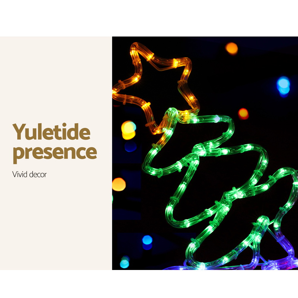 Jingle Jollys Christmas Lights Motif Led Rope Light Train Xmas Decor ...