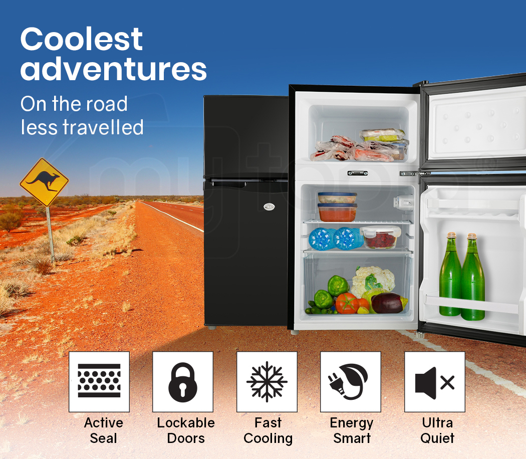 Gecko 95l Portable Upright Fridge Refrigerator 12v/24v/240v Caravan ...