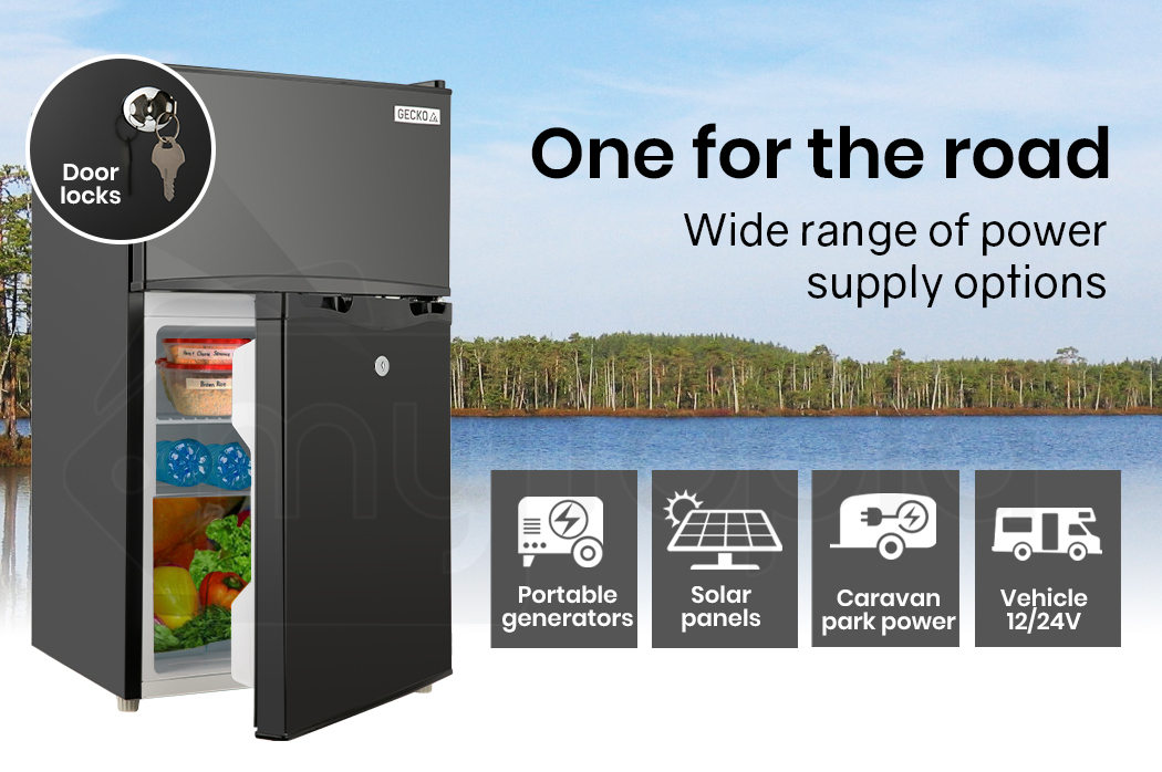 Gecko 95l Portable Upright Fridge Refrigerator 12v/24v/240v Caravan ...